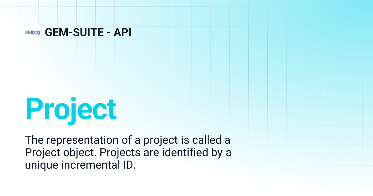Project | GEM-SUITE - API